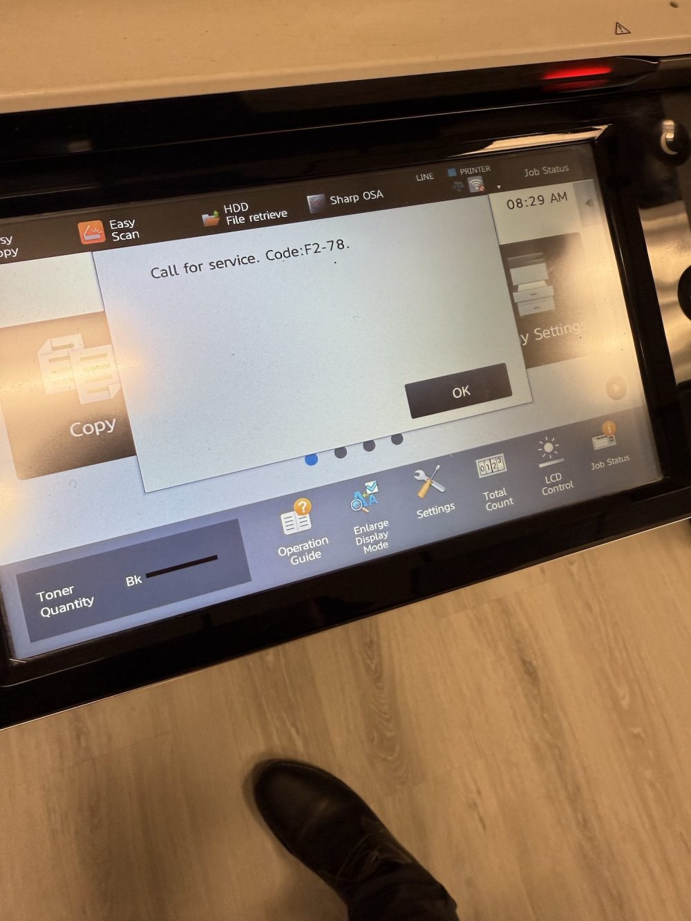 Sharp Printer Error Code F2-78: What It Means and How to Fix It | sleon ...